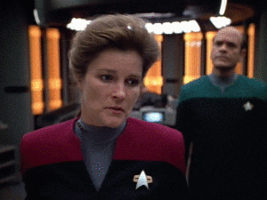 Captain Janeway Angry