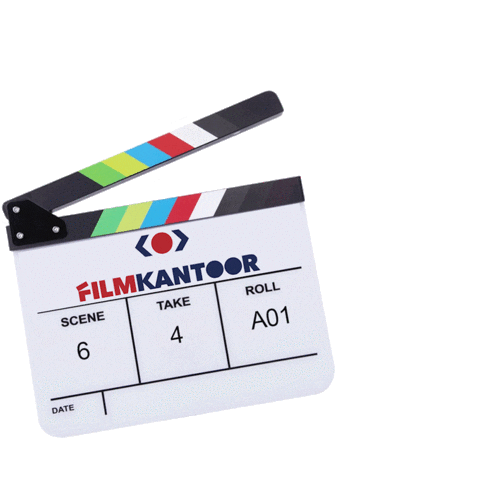 Film Clapperboard Sticker by Kattenkwaad Creative for iOS & Android | GIPHY