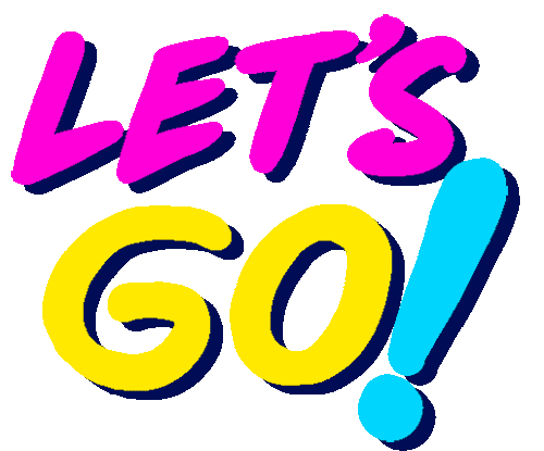 Happy Lets Go Sticker by Jethro Haynes for iOS & Android | GIPHY