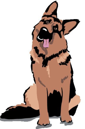 German Shepherd Puppy Gif