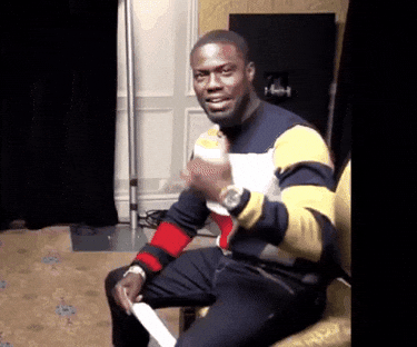 Kevin Hart Gif She Wasnt Ready