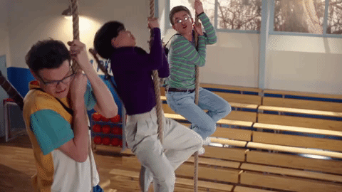 Season 6 Rope Climb GIF by ABC Network - Find & Share on GIPHY