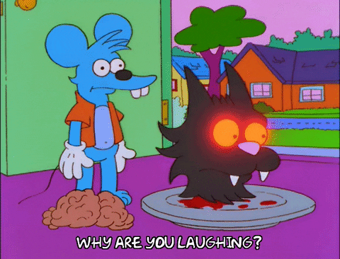 Itchy and Scratch is drawn in the same style as the rest of the ...