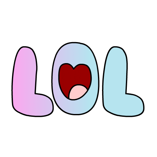Knee Slapper Lol Sticker by CsaK for iOS & Android | GIPHY