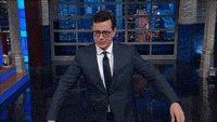 Stephen Colbert Animated Popcorn Gif