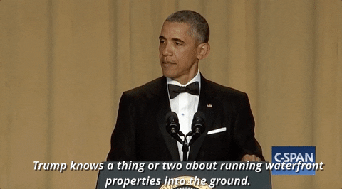 Barack Obama Trump GIF by Obama - Find & Share on GIPHY