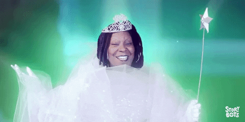 Whoopi Goldberg Smile GIF by StoryBots - Find & Share on GIPHY