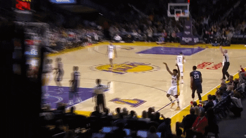 Los Angeles Lakers Dance GIF by NBA - Find & Share on GIPHY