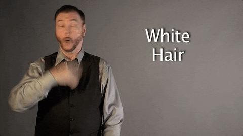 White Hair Asl GIF by Sign with Robert - Find & Share on GIPHY