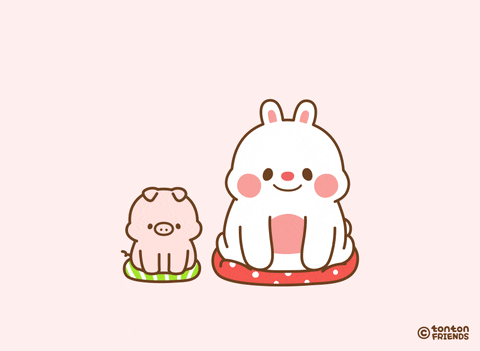 Tobi the Chubby Rabbit by Tonton Friends | GIPHY