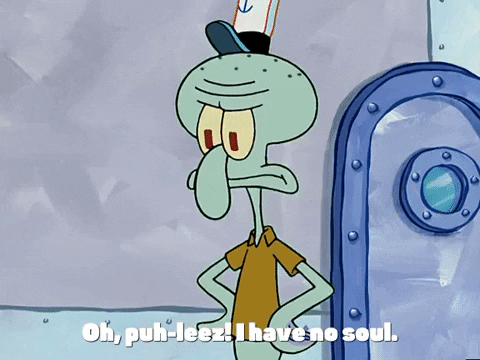 Squidward No Gif