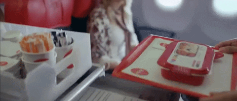 In Flight Food GIFs - Get the best GIF on GIPHY