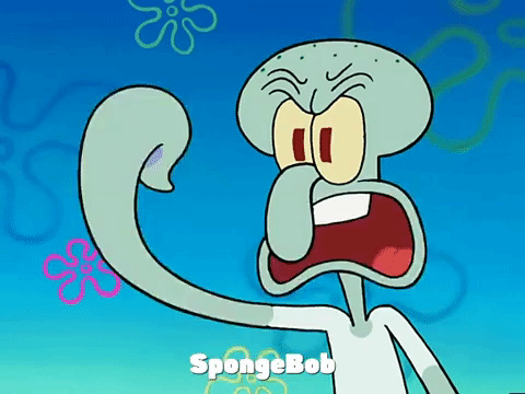Squidward Smiling