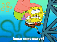 Spongebob Breathing Gif