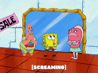 Patrick Screaming Gif