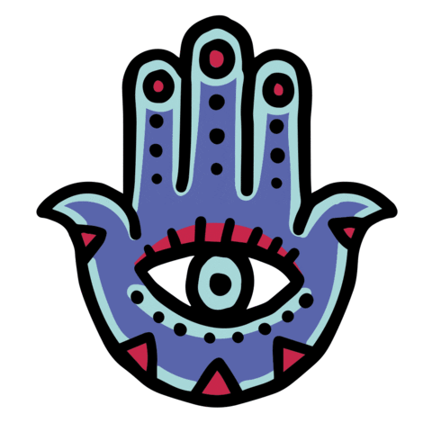 Hamsa Sticker by Hanna Ruusulampi for iOS & Android | GIPHY