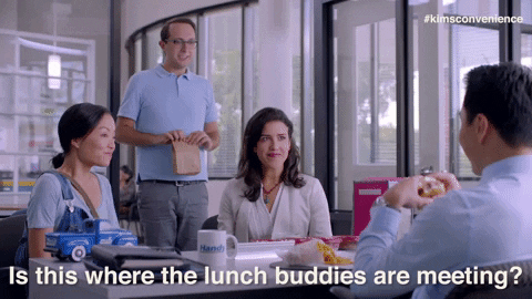 Lunch-buddies GIFs - Get the best GIF on GIPHY