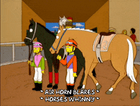 Horse Spooking Cartoon