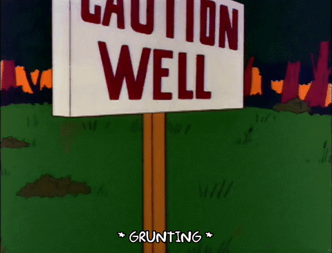 Caution Well Sign GIFs - Get the best GIF on GIPHY