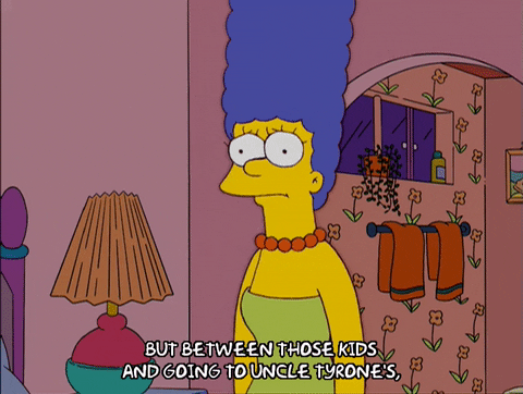 Stressed Marge Simpson GIF - Find & Share on GIPHY