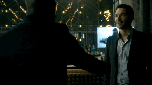 Lucifer Morningstar Laughing GIF by Lucifer - Find & Share on GIPHY