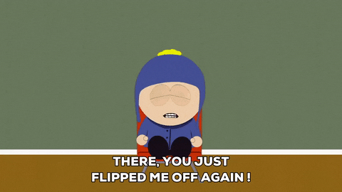 Craig South Park Flip Off