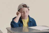 Falling Asleep At Work Gif