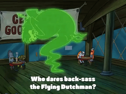 The Flying Dutchman Spongebob Gif