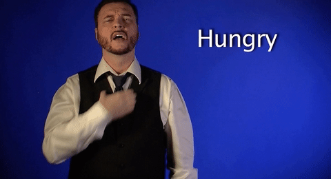 Hungry Sign Language GIF by Sign with Robert - Find & Share on GIPHY