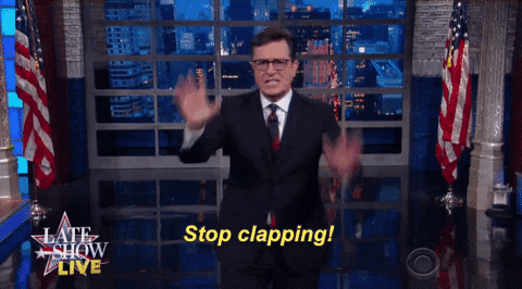 Stop Clapping GIFs - Get the best GIF on GIPHY