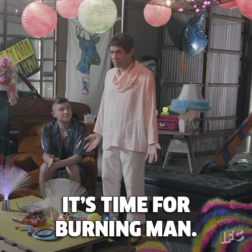 Burning Person Gif