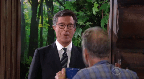 Surprised Stephen Colbert GIF by The Late Show With Stephen Colbert ...