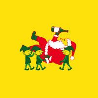 Drunk Santa Animation