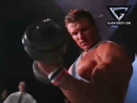 Flex Bodybuilding GIF by Gladiators - Find & Share on GIPHY