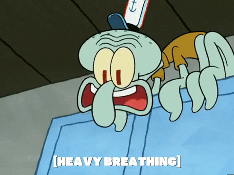 Hyperventilating Gif Spongebob