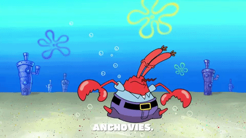 Spongebob Anchovies Gif