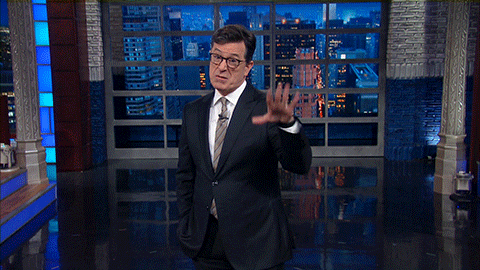 Stephen Colbert Goodbye GIF by The Late Show With Stephen Colbert ...