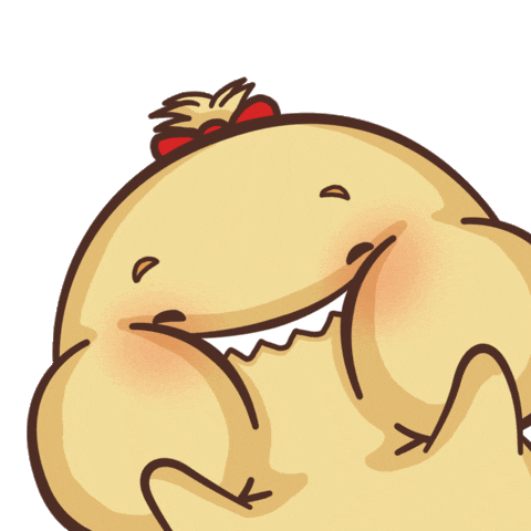 Happy Aww Sticker by goyipipi for iOS & Android | GIPHY