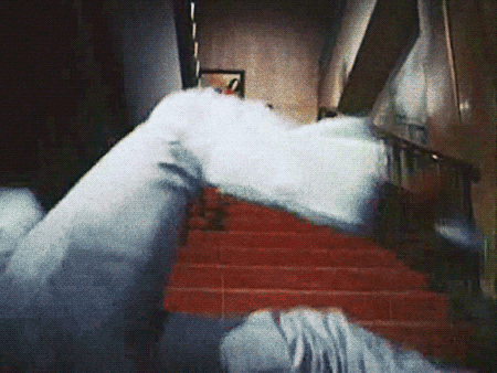 Falling Down Stairs Gif