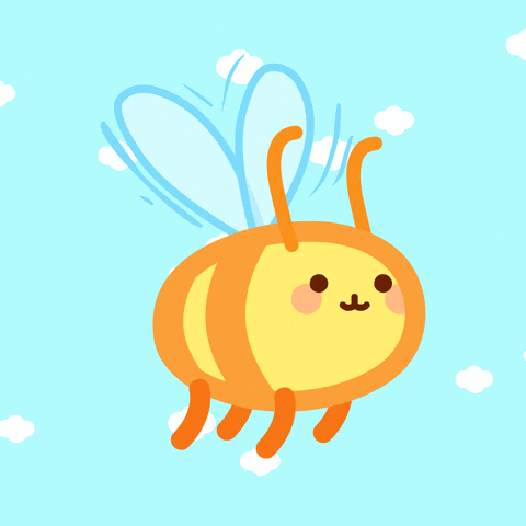 Happy Honey Bee GIF by Molang - Find & Share on GIPHY