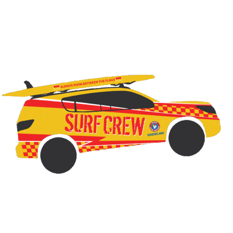 Beach Lifeguard Sticker by Surf Life Saving Queensland for iOS ...