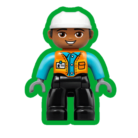 Work Man Sticker by LEGO for iOS & Android | GIPHY