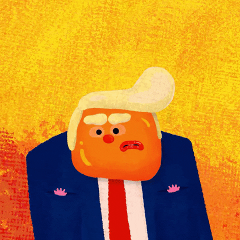 Sad Donald Trump GIF by Kev Lavery - Find & Share on GIPHY