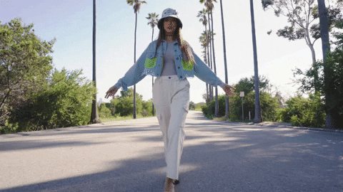 Walking Down Street GIFs - Get the best GIF on GIPHY