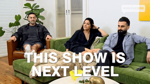 Watching Tv GIF by Gogglebox Australia - Find & Share on GIPHY