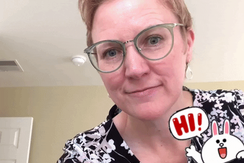 Woman Hello GIFs - Get the best GIF on GIPHY