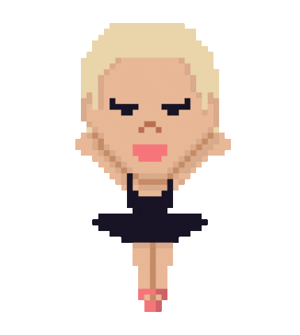 Pixel Dancing Sticker by Ali Graham for iOS & Android | GIPHY
