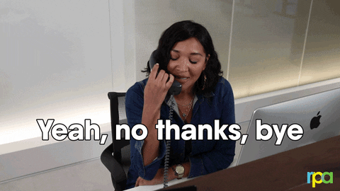 Hang Up Goodbye GIF by RPA_Advertising - Find & Share on GIPHY