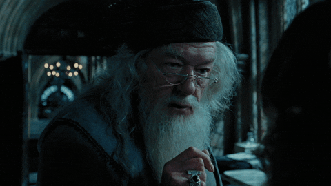 13 GIFs of Michael Gambon as Dumbledore by GIPHY News | GIPHY