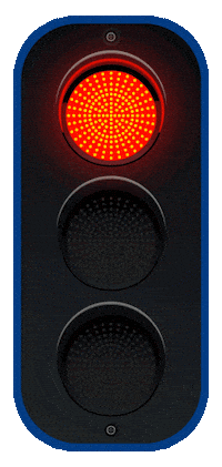 Flashing Red Traffic Light Gif